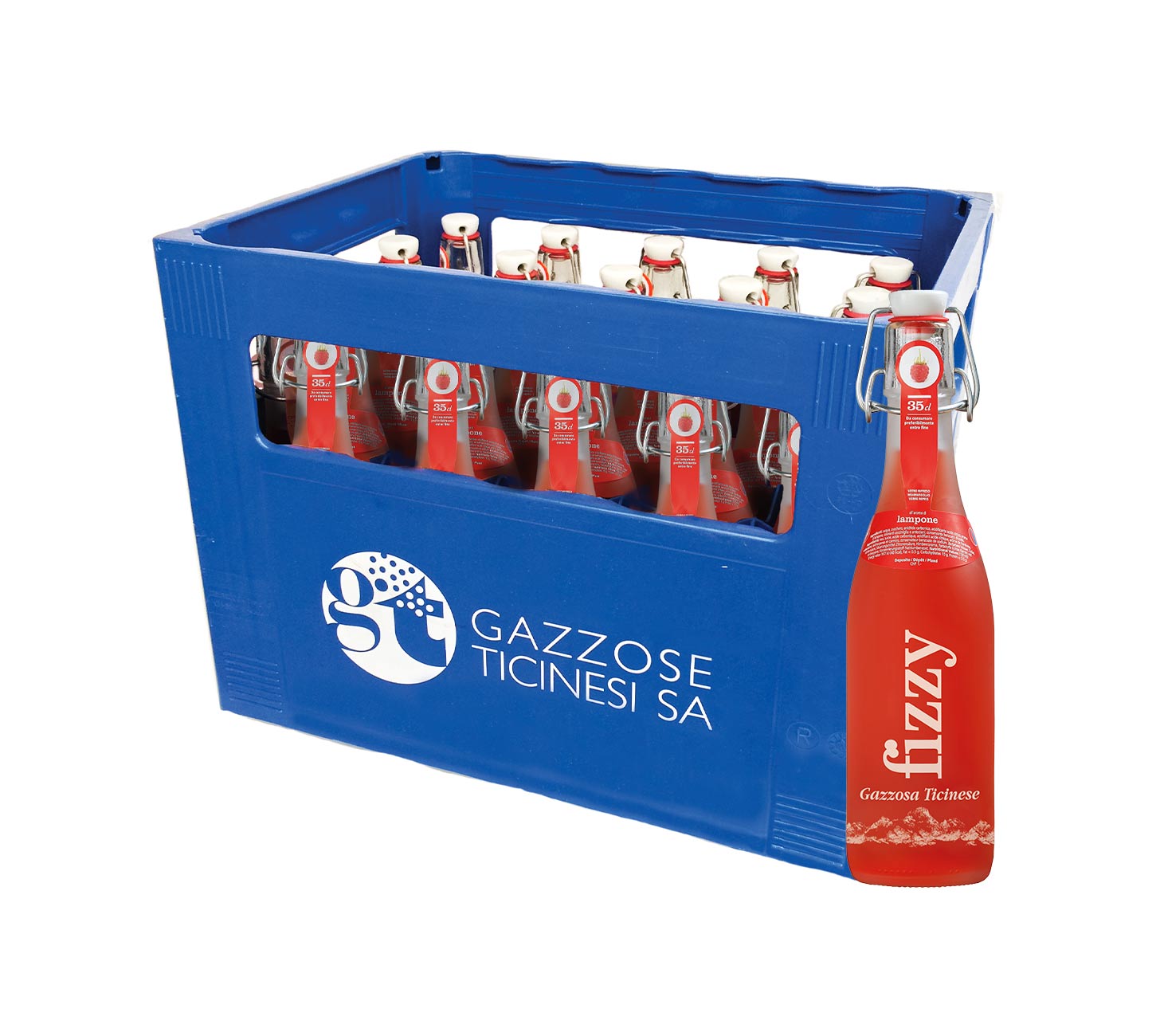 Gazzosa Fizzy Himbeere (35cl) bestellen - Getränke-Shop