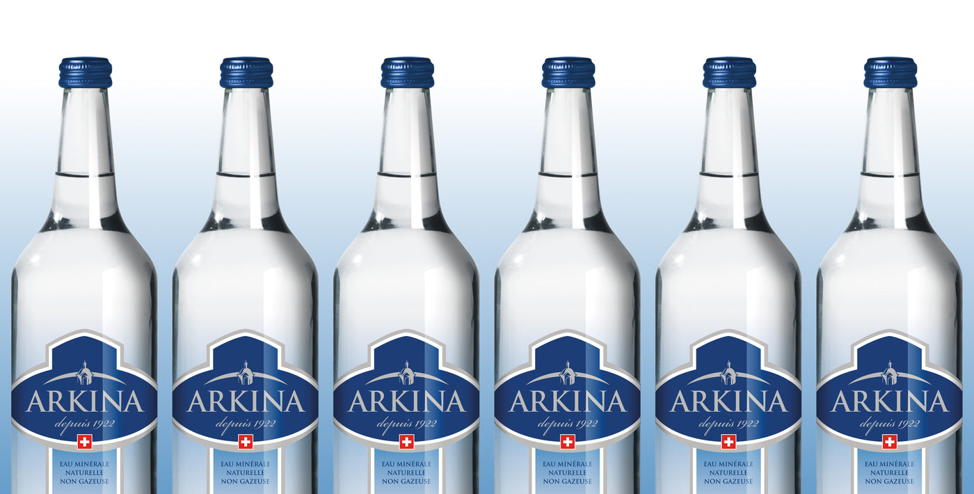 Eau minérale Arkina – pure et fraîche de Suisse | Acheter maintenant