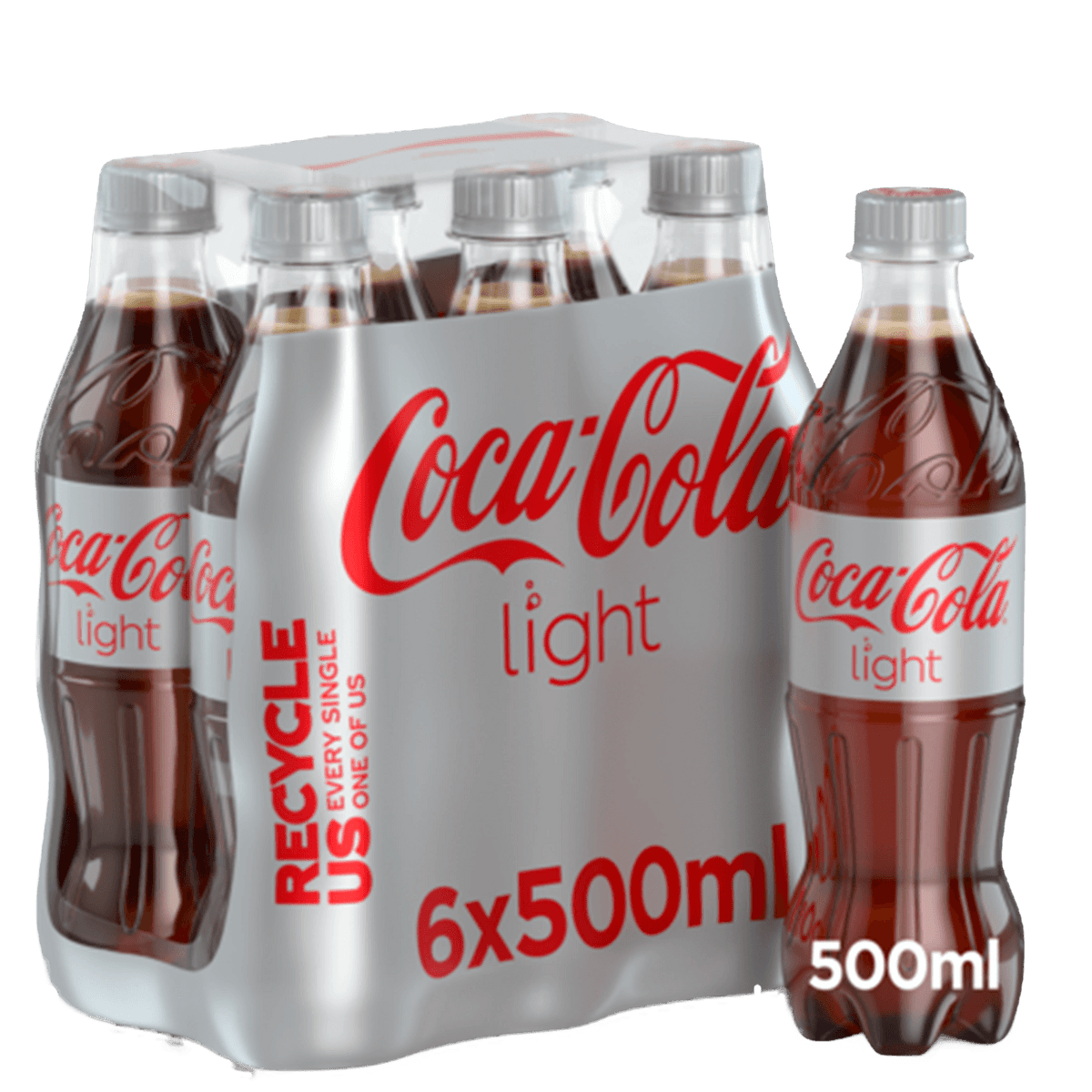 Coca-Cola Light 50cl 6-Pack | Zuckerfreien Softdrink kaufen